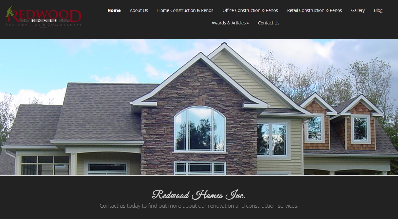 Our New Website is Live! | Redwood Homes Inc.